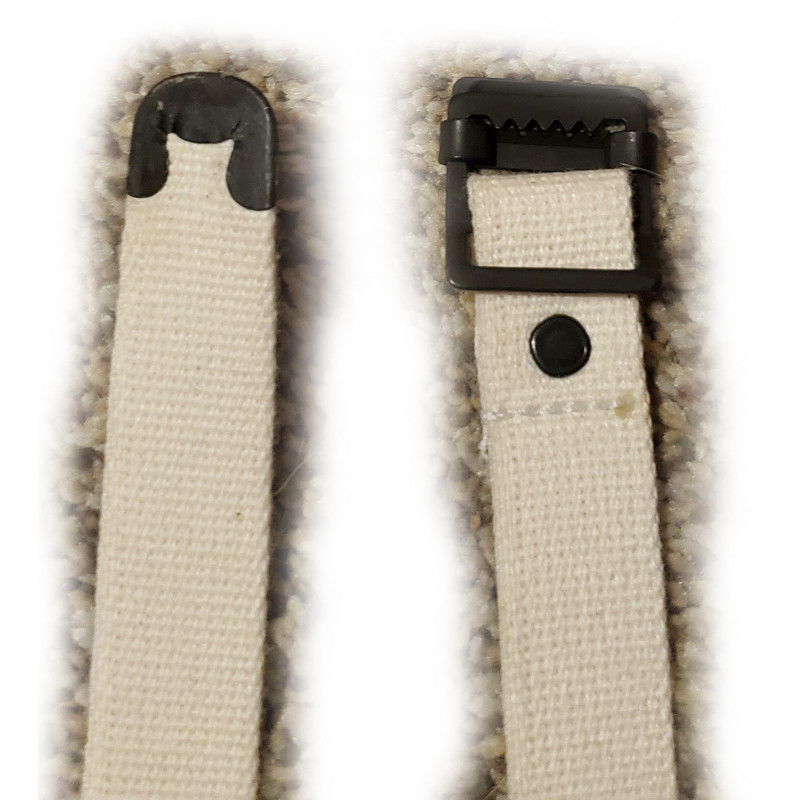 Strap, Leg, US Paratrooper, White, Made in USA, 60cm