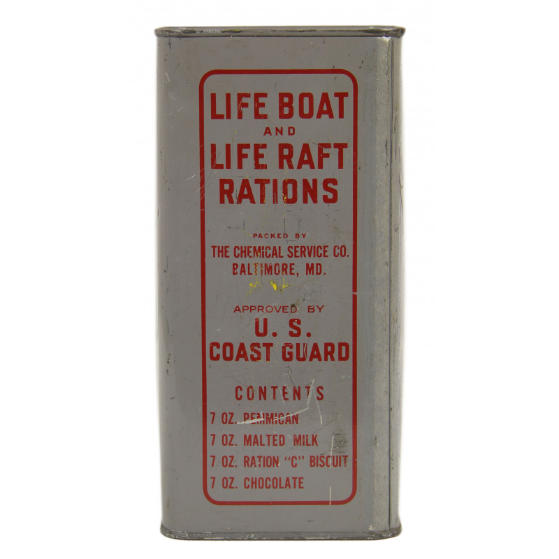 Can, Life Boat and Life Raft Rations, Coast Guard