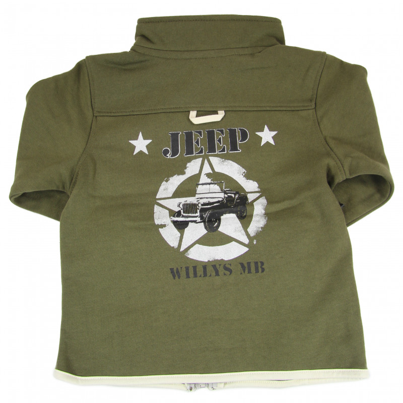 Sweater, Zip, Jeep, Kids