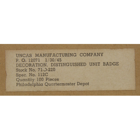 Presidential Unit Citation, PUC, pin back