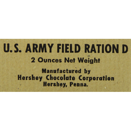 U.S. Army Field Ration D, chocolate, 2 ounces
