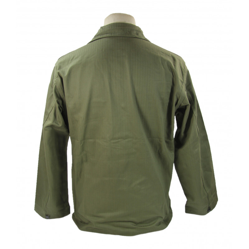 Jacket, Combat, HBT (Herringbone Twill), OD 7