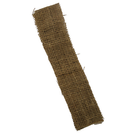 Burlap, Jute, impregnated, M1 helmet camouflage netting, Light brown