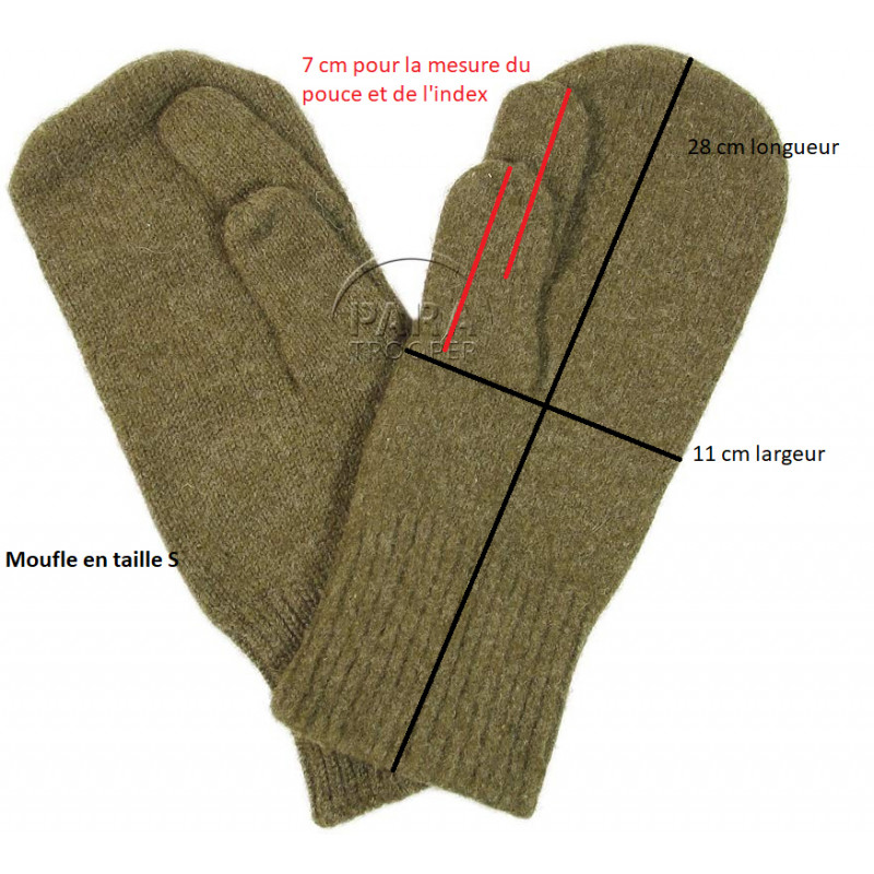 Mittens, wool, trigger finger, US Army, Type II