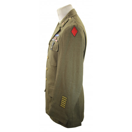 Coat, Wool, Serge + Cap, Garrison, 2nd Inf. Reg., 5th Infantry Division ...