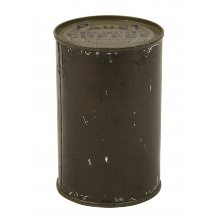 Can, Ration, Instant Coffee, OD, Faust, 1944