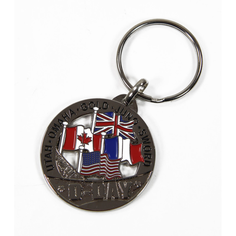 Key Ring, D-Day Flags