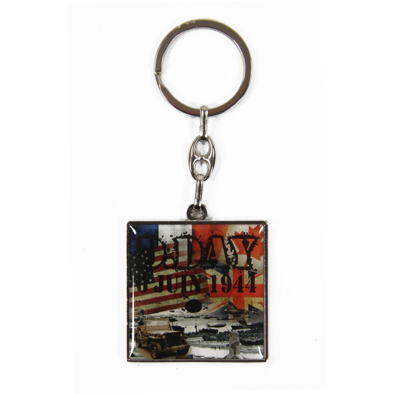 Key Chain, square, D-Day