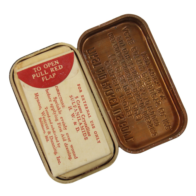 Pouch, First-Aid Packet, M-1942, British Made, with First-Aid Packet