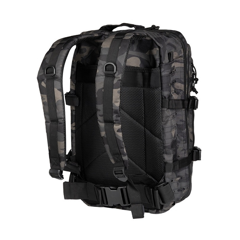 Backpack, Assault, Laser-cut, Dark camo, Large