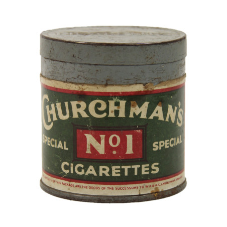 Boîte de cigarettes de ration britannique, CHURCHMAN'S No. 1