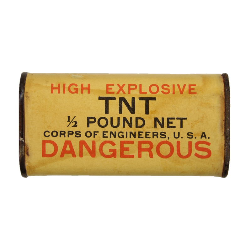 Emballage de TNT, 1/2 Pound, vide, démolition, Normandie