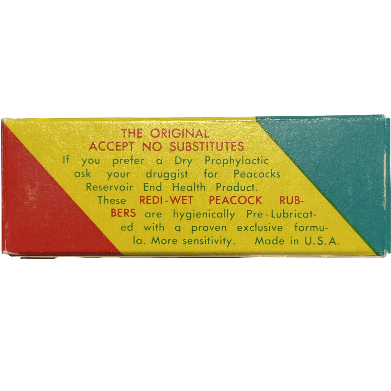 Condom, Prophylactics, PEACOCKS