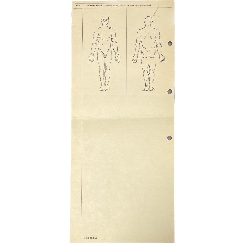 Field Medical Card, Royal Navy, Army, Royal Air Force