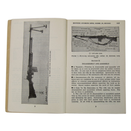 Manual, Field, FM 23-15, BAR M1918A2 with Bipod