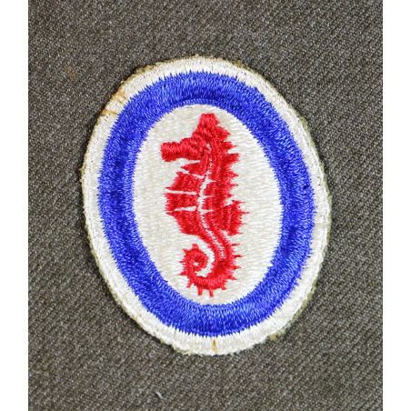 Coat, Serge, Wool, OD, Sergeant, Amphibious Engineers, ESB, Tenth Army ...