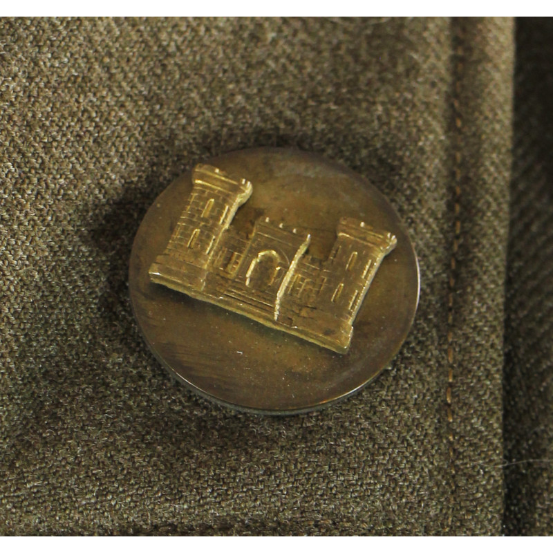 Coat, Serge, Wool, OD, Sergeant, Amphibious Engineers, ESB, Tenth Army ...