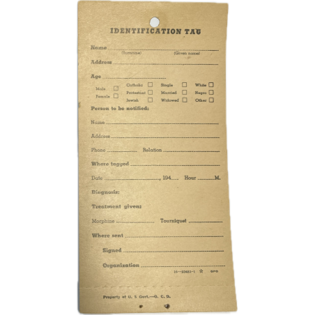 Tag, Medical, Emergency (EMT)