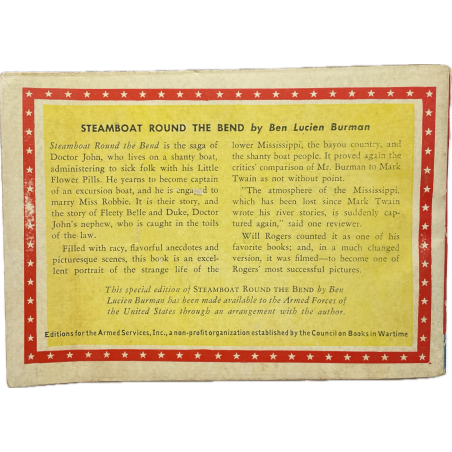 Roman, US Army, STEAMBOAT ROUND THE BEND