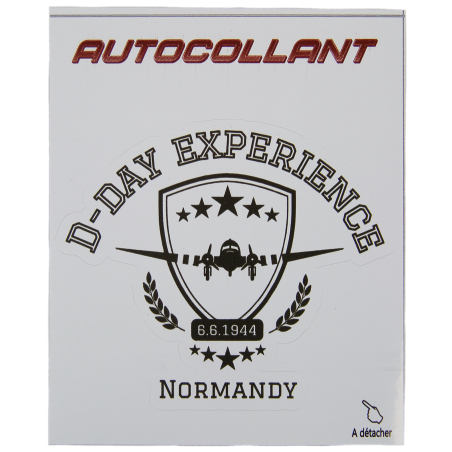 Sticker, D-Day Experience, white