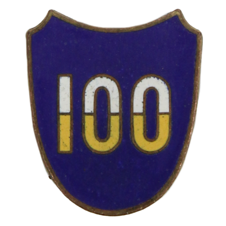Crest, 100th Infantry Division, pin back