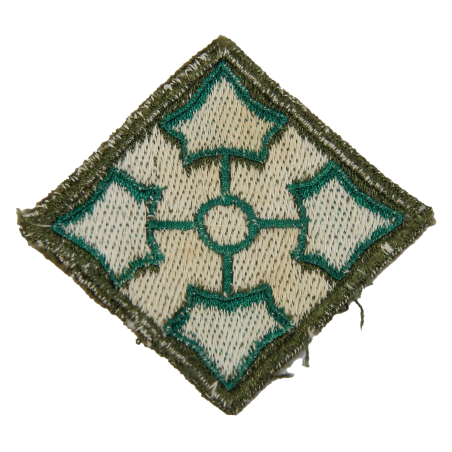 Insigne, 4th Infantry Division, twill