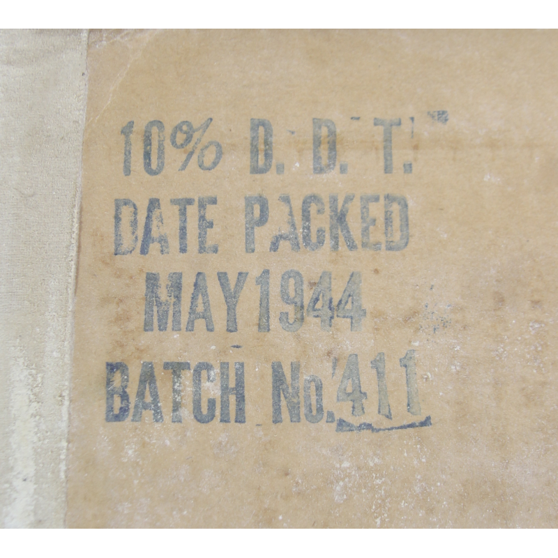 Carton, Prisoners of War, American Red Cross, Insecticide