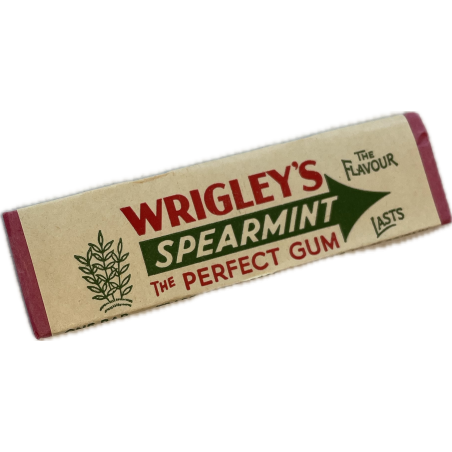 Chewing-gum, WRIGLEY'S, Spearmint, Made in Great Britain for U.S. armed ...