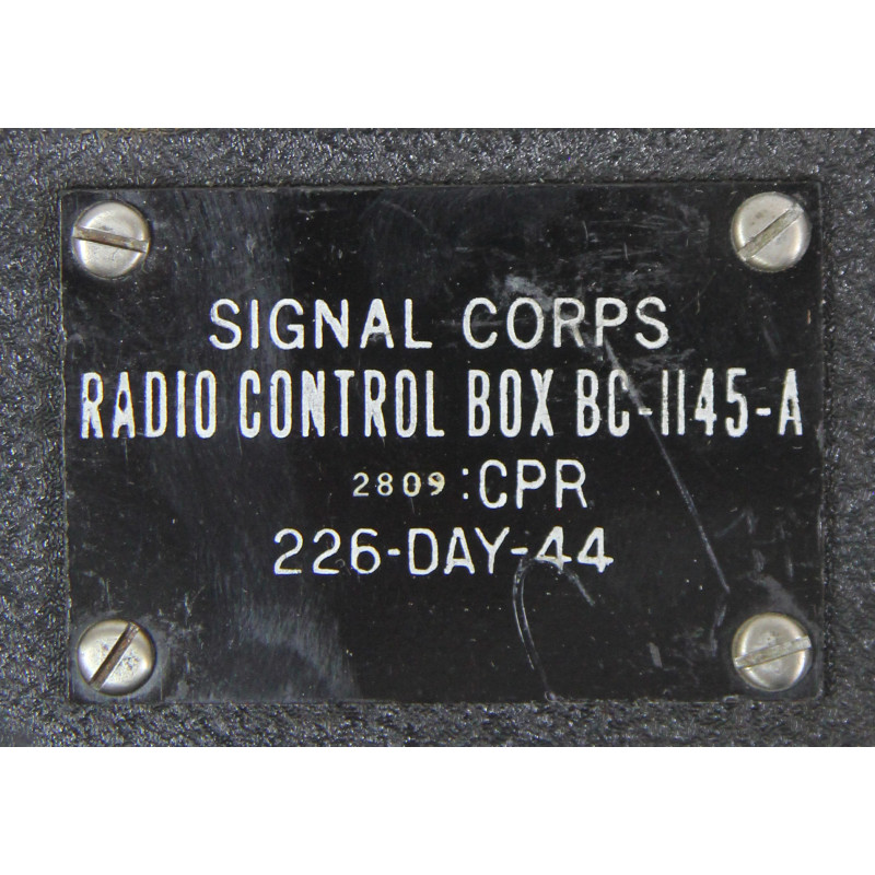 Box, Control, Radio Radar, BC-1145-A, USAAF & RAF, 1944