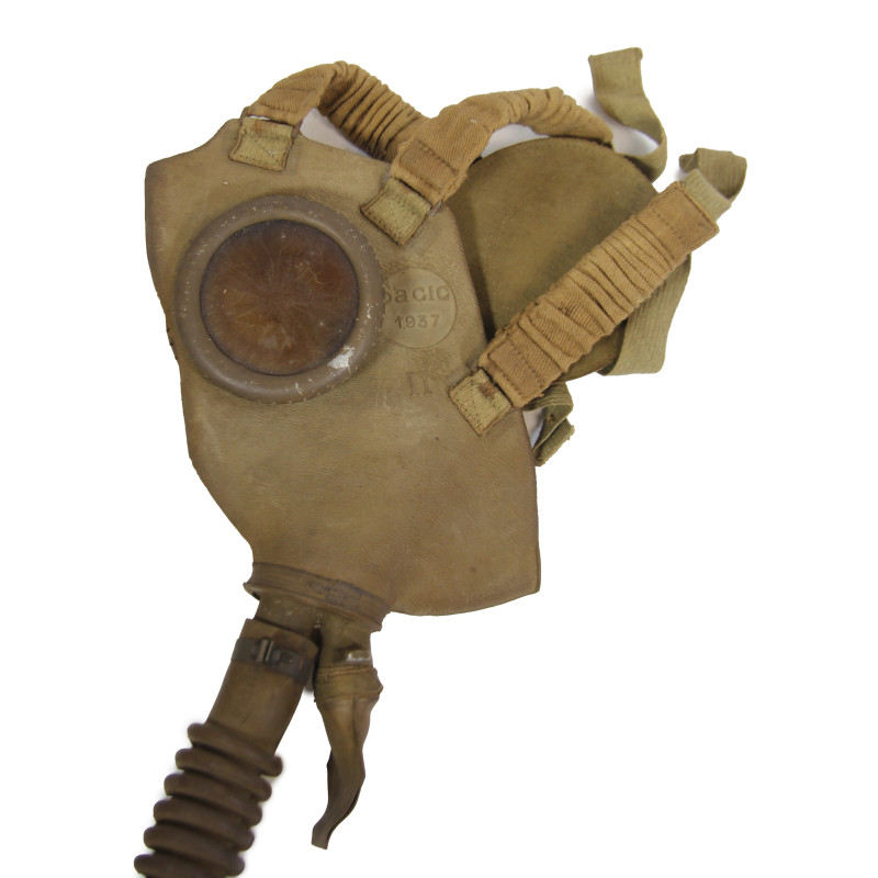 Masque à gaz belge, type M31, 1937