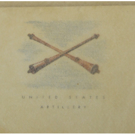 US Army Artillery Stationery, Sheets & Enveloppes