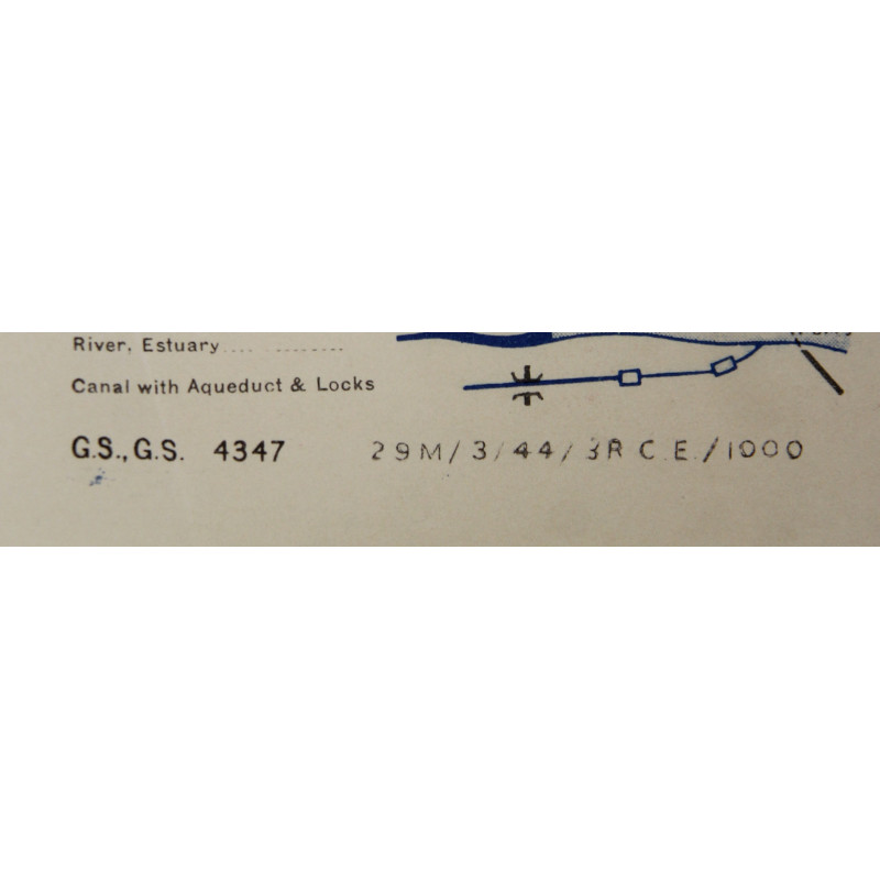 Map, Allied, GAVRAY, Normandy, 1943