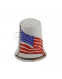 Thimble, flag, USA