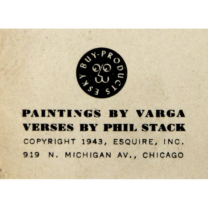 Girl, Pin-Up, Esquire, Alberto Vargas, January 1944