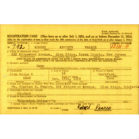 Certificat, formation de secourisme, avec carte de membre, American Red Cross, Robert Pearce ...