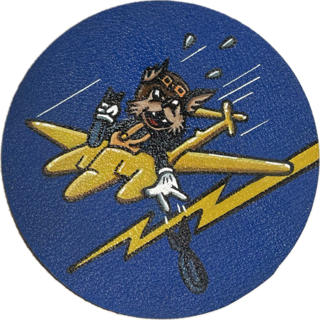 Chest Insignia, 430th Fighter Squadron, 474th Fighter Group, 9th Air ...