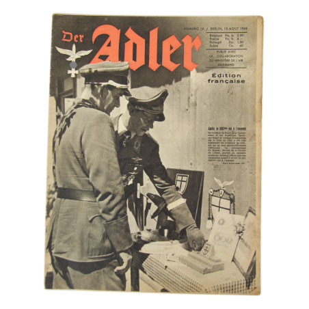 Magazine, Der Adler, August 10, 1943, French Edition