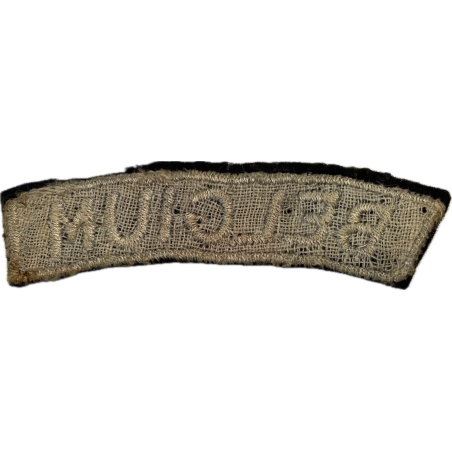 Shoulder Title, BELGIUM, Royal Air Force, Officer, RAF