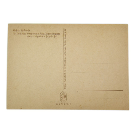 Postcard, Luftwaffe, Hauptmann Fald, 1940