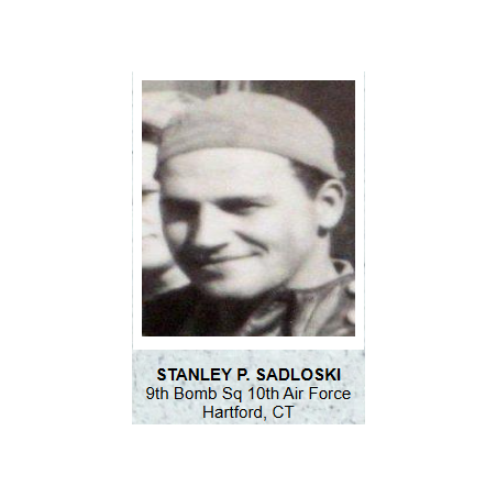 Jacket, Flight, Type A-2, T/Sgt. Stanley Sadloski, Gunner, B-24, 9th BS ...
