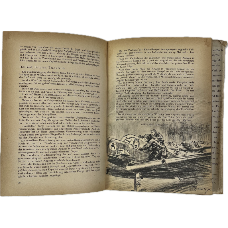 Book, Propaganda, German, Die Wehrmacht Herausgegeben von Oberkommando ...