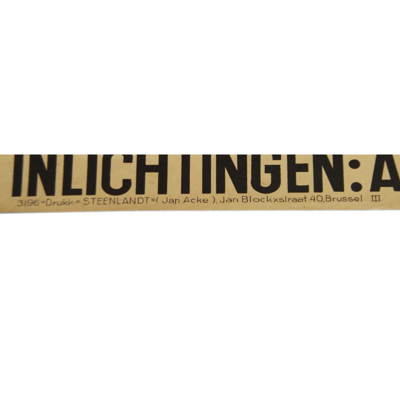 Poster, Propaganda, NSKK Motorgruppe Luftwaffe, Flemish Volunteers ...