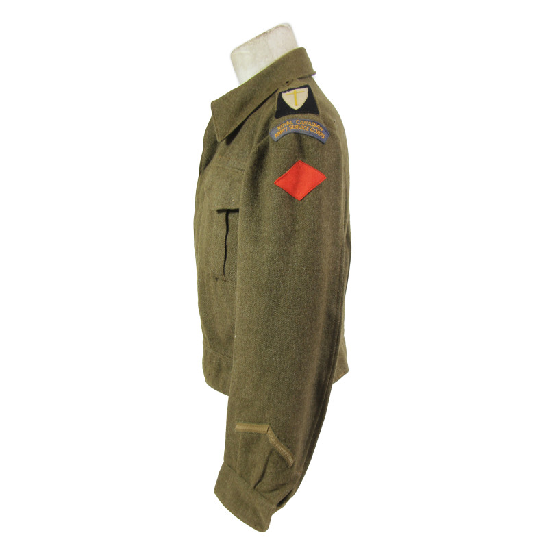 Blouse, Battledress, 1939 Pattern, Canadian, Royal Canadian Army ...