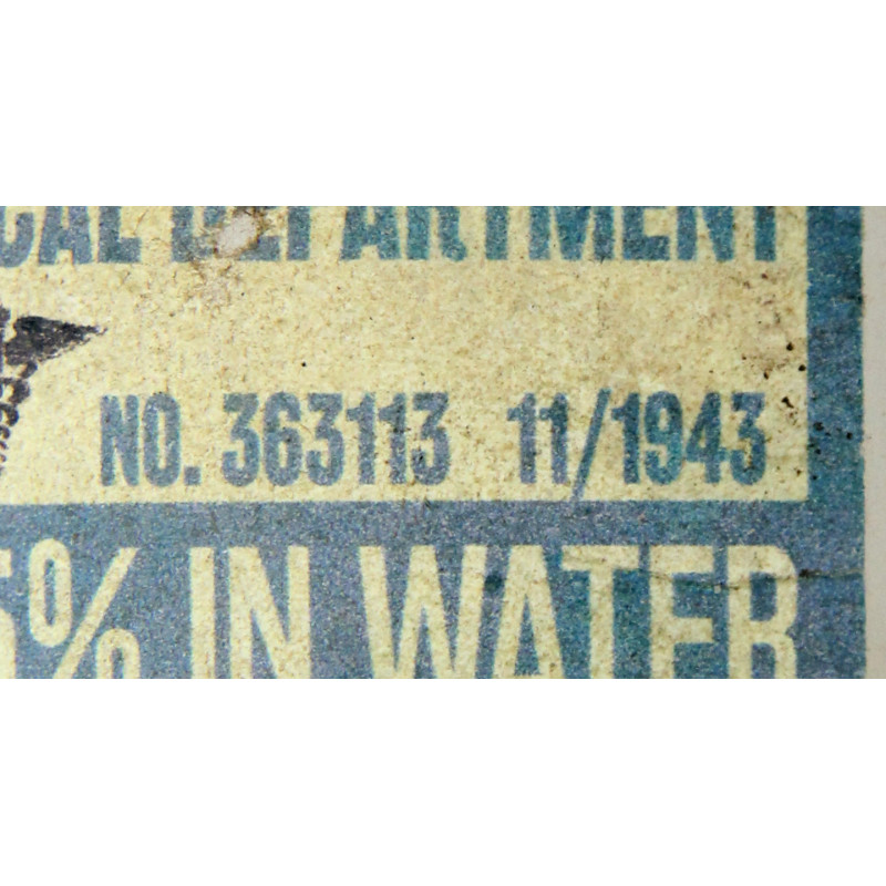 Bottle, Dextrose, Perfusion, US Army Medical Department, BAXTER ...