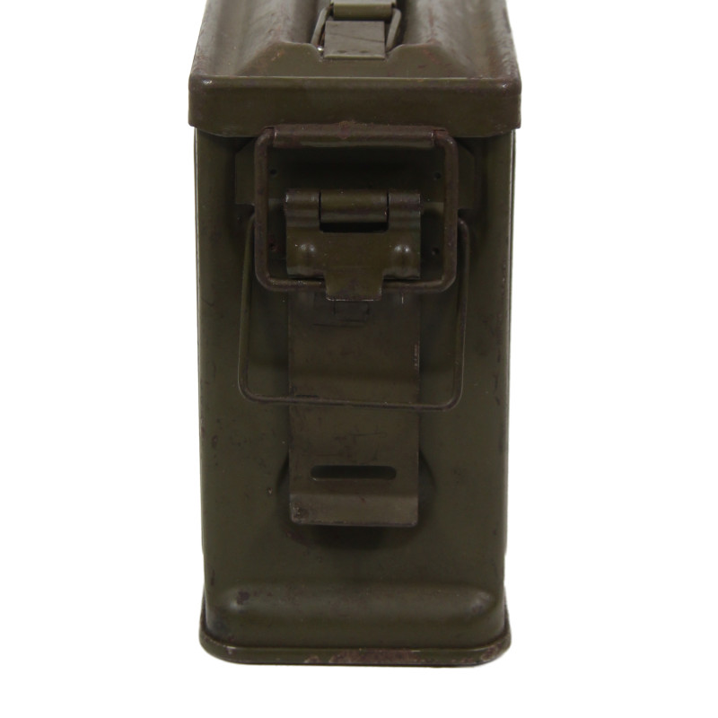 Box, Tin, Ammunition, .30 Caliber, Browning Machine Gun, CANCO