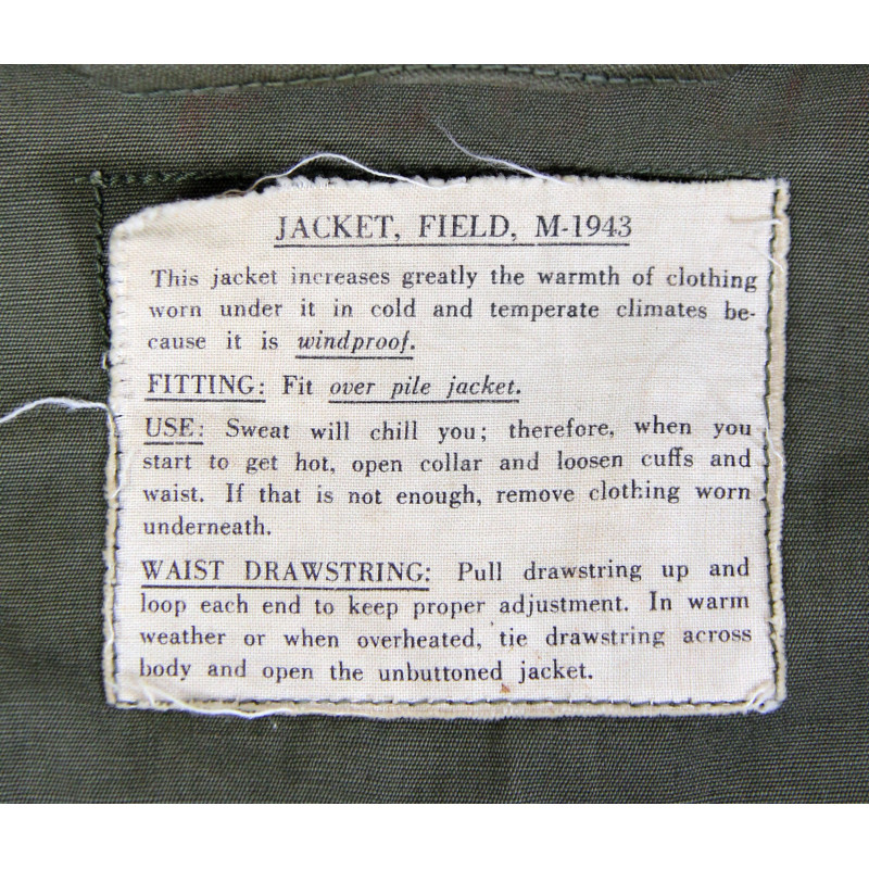 Jacket, Field, M-1943, US Army, 36R