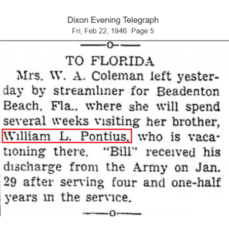 Gloves, Leather, The Jos. N. Eisendrath Co., 1941, Cpl. William Pontius ...