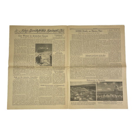 Journal allemand, West-Front, 21 janvier 1941