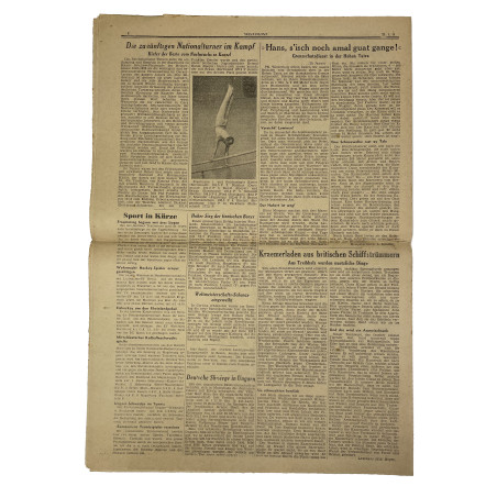 Journal allemand, West-Front, 21 janvier 1941