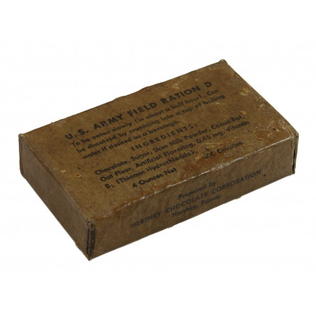 US ARMY FIELD RATION D, HERSHEY, 1943